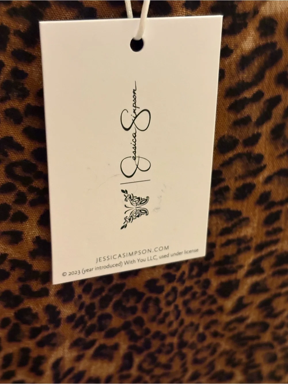 Jessica Simpson | Swim | Jessica Simpson Brown Leopard Print Swim ...